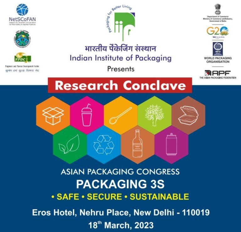 Asian Packaging Conference 2023, Indian Institute of Packaging ...