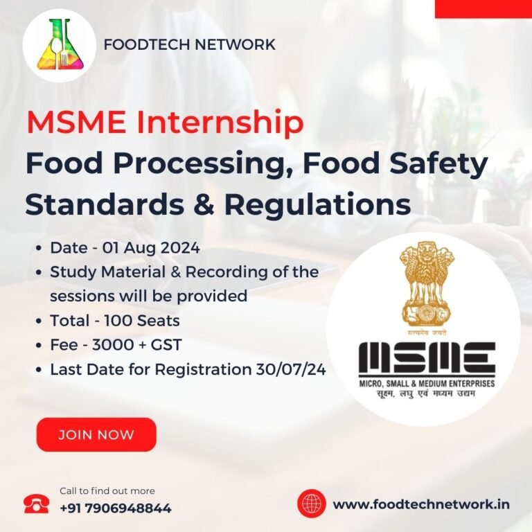FSSAI - FOSTAC Training & Certification - foodtechnetwork