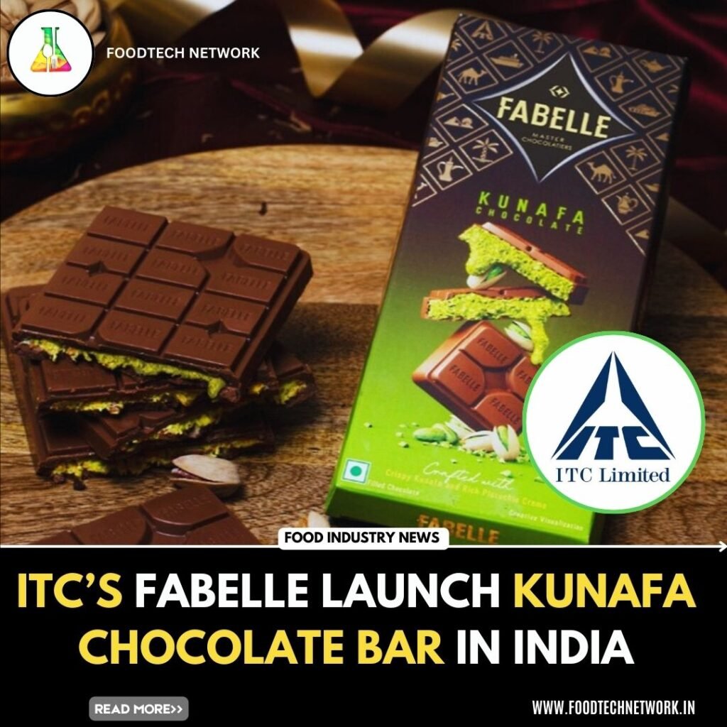 ITC’s Fabelle launch Kunafa Chocolate Bar in India - foodtechnetwork