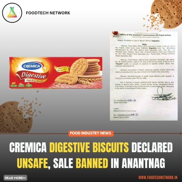 Cremica Digestive Biscuits Declared Unsafe, Sale Banned in Anantnag ...